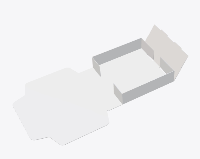 mailer box paper dieline 156212 - Magic Cat Sourcing